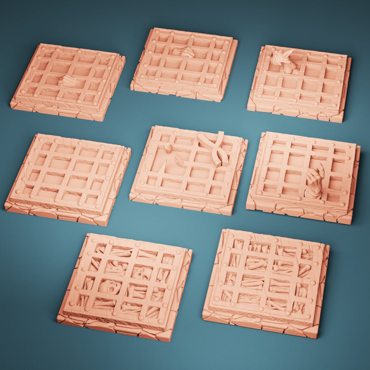 Jail Prison Floors (Set of 8) – The Lost Adventures Co.